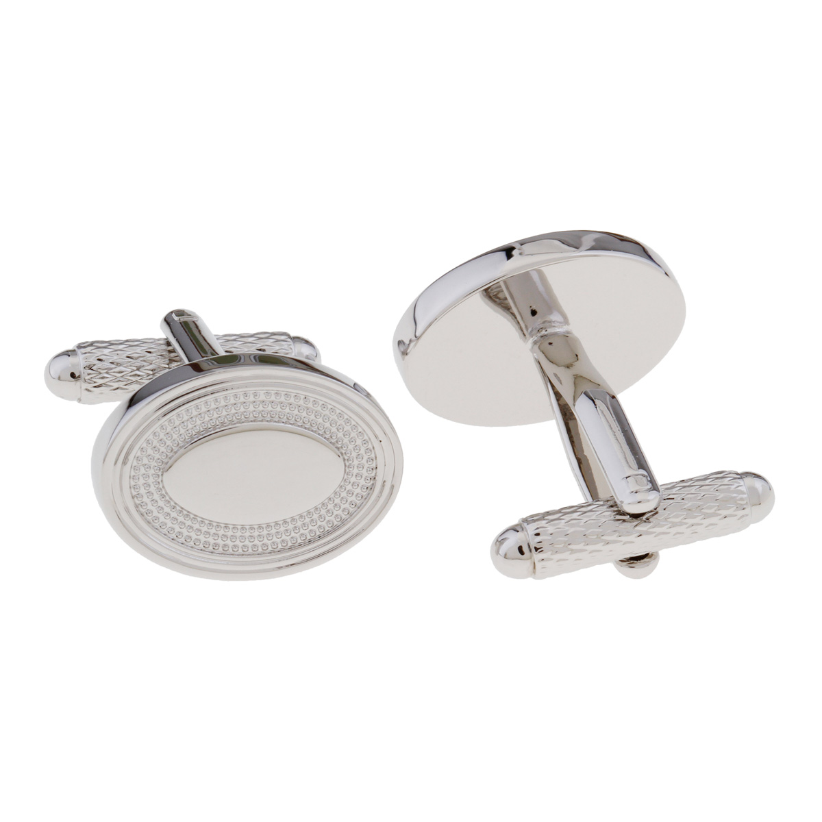 Cufflinks - Deluxe Heavy Concentric Oval - Cufflink Superstore Ireland | Over 1000 styles in ...